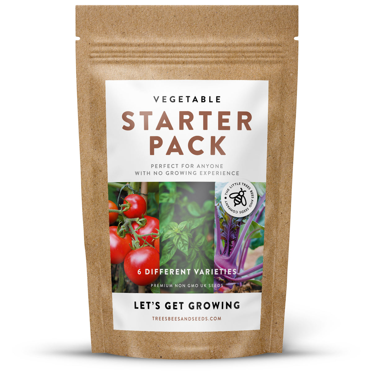 Vegetable Seeds Starter Pack - 6 Heirloom Seasonality Seed Varieties ...